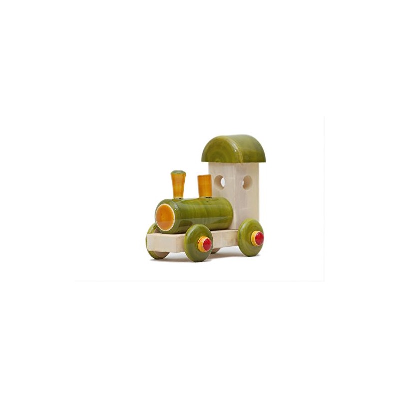 Funwood Games Wooden Rail Steam Engine Vintage Toy - Classic and ...