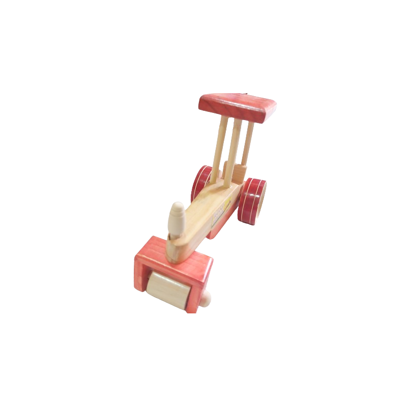 Wooden Road Roller Pull - Push Toy for Kids